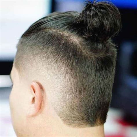 Man Bun Fade Haircut The Ultimate Style For Modern Men Bald And Beards