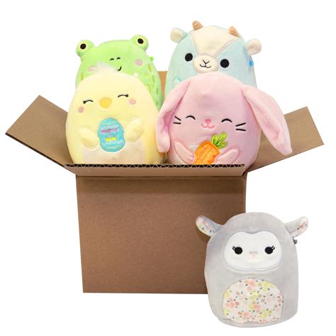 Squishmallows 5 Mystery Box Easter Plush 5 Pack Official