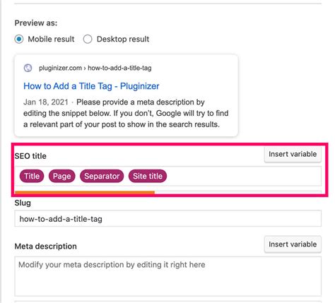 How To Add A Title Tag In WordPress PluginsForWP