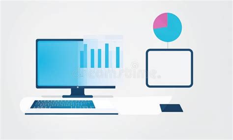 Business Data Visualization Process Chart Abstract Elements Of Graph