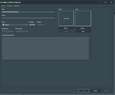 Setting Up Stream Monitor With Actions Or High Priority Input Playout