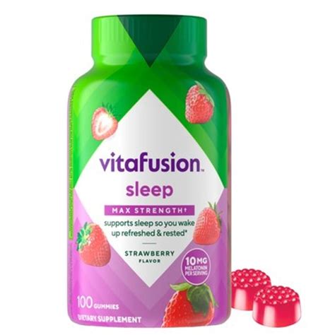 Vitafusion Max Strength Melatonin Gummies 10 Mg 100 Count Online