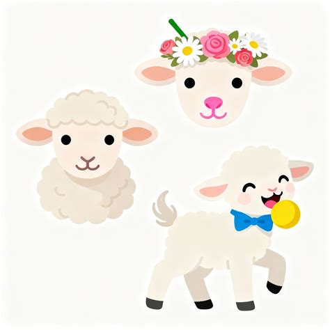 Lamb Clip Art Create Adorable Designs With Ai