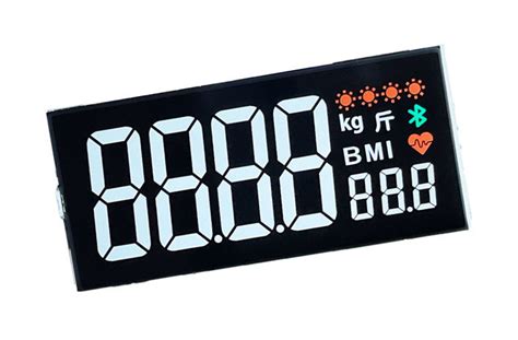 Custom Weight Meter Display Negative Transmissive Lcd Display Va