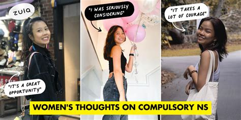 Girls Share Their Thoughts On Women Doing Compulsory NS
