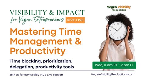 Mastering Time Management And Productivity Time Blocking