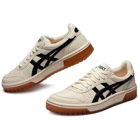 Купить кроссовки Asics Court Mz Retro White Black белые с черным с