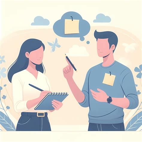 Premium Photo Creative Collaboration Man And Woman Brainstorming Writing And Discussing Ideas