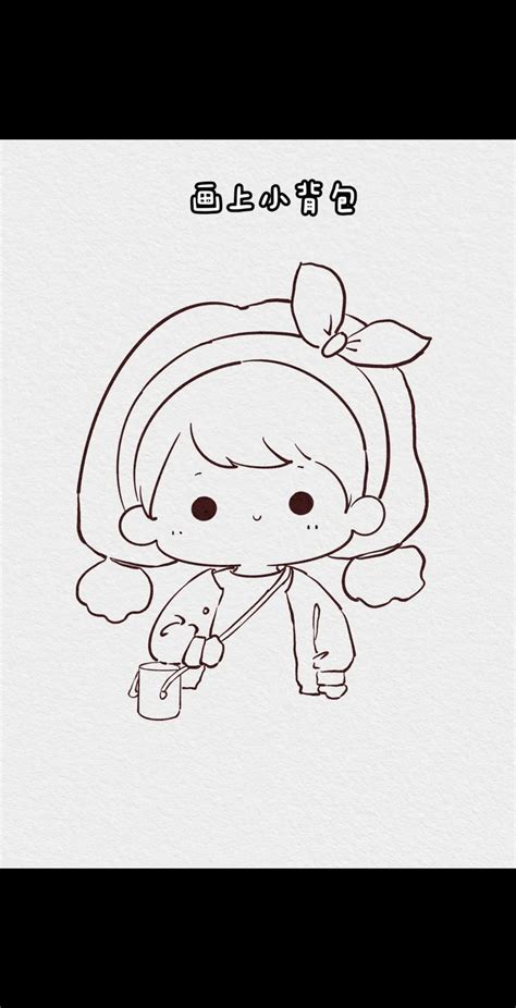 可爱的小女孩怎么画简笔画20张 几塔之家