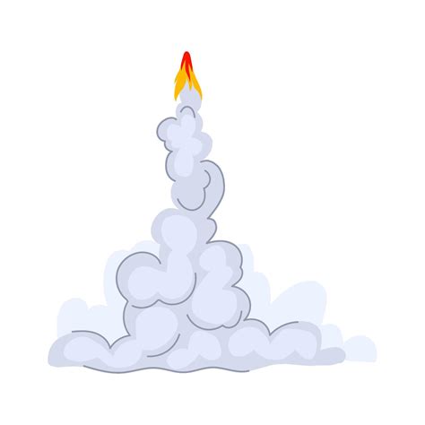 boost rocket smoke trail cartoon illustration 52024979 Vector Art at Vecteezy