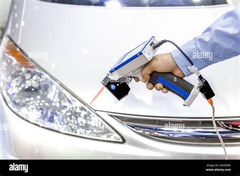 Close Up Touch Probe Of Automatic Coordinate Measurement Machine By Cmm Inspection Dimension