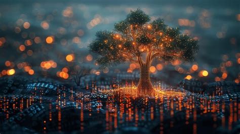 Premium Photo Tree With Capital Investment Or Stock Market Concept On