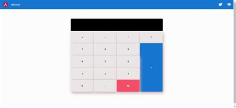 calculator angular مستقل