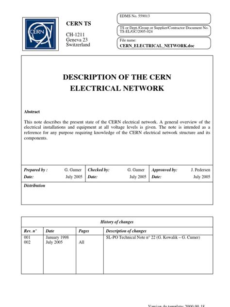 cern electrical network pdf electric power distribution