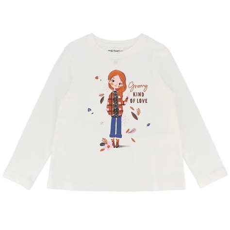 МАЙКА С ДЛИННЫМ РУКАВОМ ДЛЯ ДЕВОЧЕК