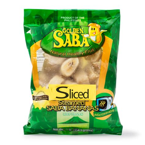 Get Golden Saba Sliced Steamed Saba Bananas Frozen Delivered Weee