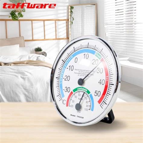 Jual Thermometer Hygrometer Analog Taffware Pengukur Suhu Ruangan