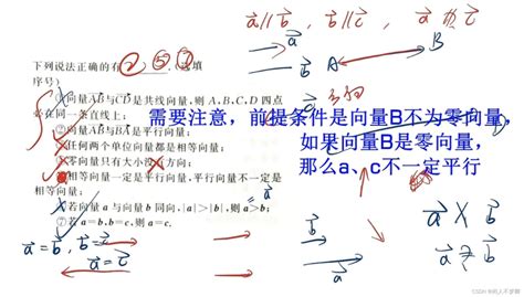 高中数学之向量 向量手写 csdn博客