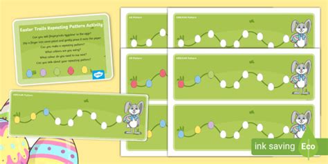 👉 Easter Trails Repeating Pattern Activity Cards