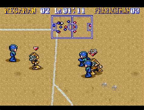 Mega Man Soccer Review Super Nintendo 1994 Infinity Retro