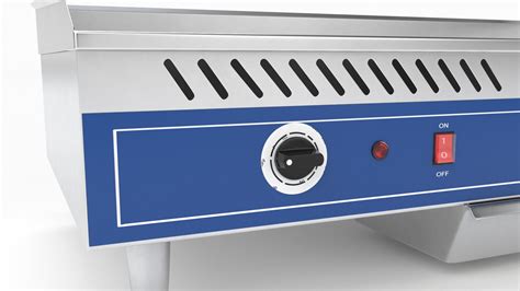 Electric Countertop Economy Griddles Pg36 3d Model By 3dxin