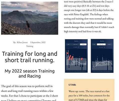 “load Of Training I Take Care To Take Very Easy Days If I Feel That My