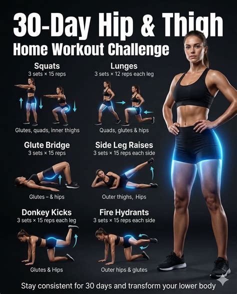 Fat Burning Hip Workout For Tight Toned Hips Outer Thighs Artofit