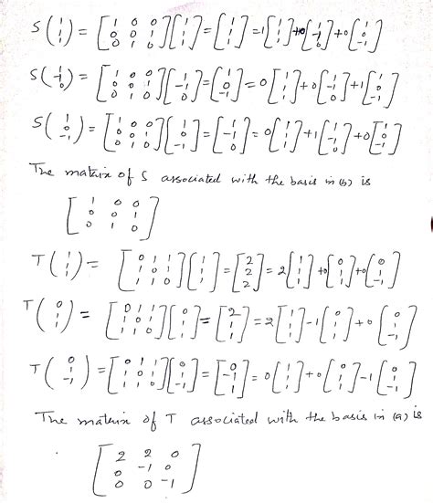 [solved] 1 t is a linear operator on r find a matrix a such that t v