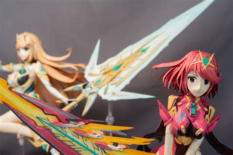 Xenoblade 2 Pyra Papercraft Figure Digital PDF Template DIY A4 1 6 Figure Etsy