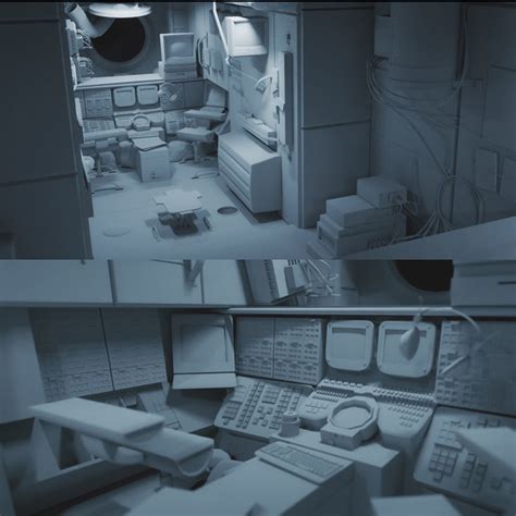 Inside Mir Space Station 3d Model Cgtrader