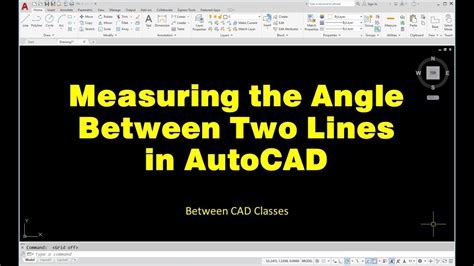 Measuring Angles In AutoCAD YouTube