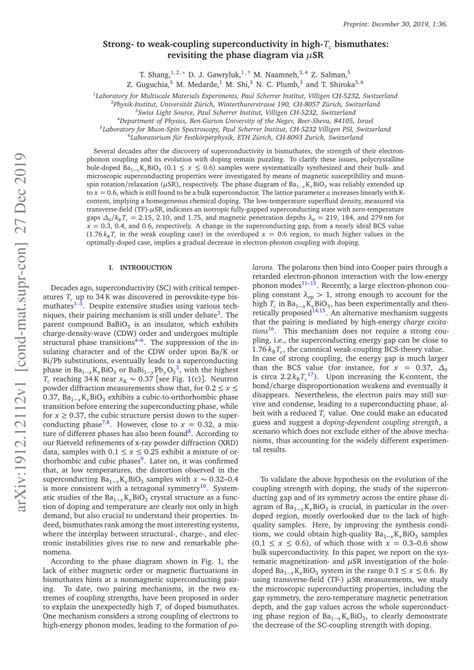Pdf Strong To Weak Coupling Superconductivity In High T C