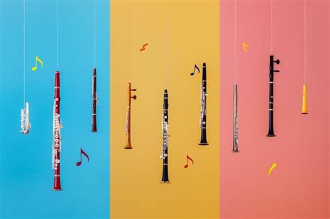 Dynamic Seamless Pattern Featuring An Assortment Of Jazz Instruments