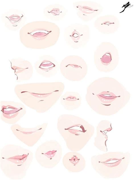 Pin By あいむ さとう On イラスト参考 Lips Drawing Art Reference Digital Art