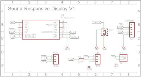 sound responsive led display