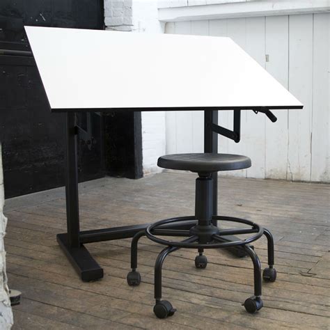 Alvin 31 X 42 Ensign Drafting Table Base Color White Or Black En42