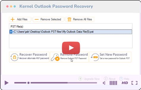 Free Outlook Password Recovery Tool To Recover Outlook PST Password