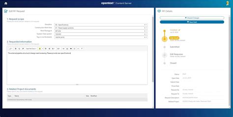 Construction Project RFI AnswerModules