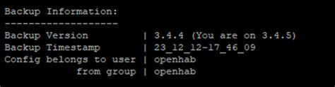 Installation Of Openhab 344 Without Automatic Upgrade To 404