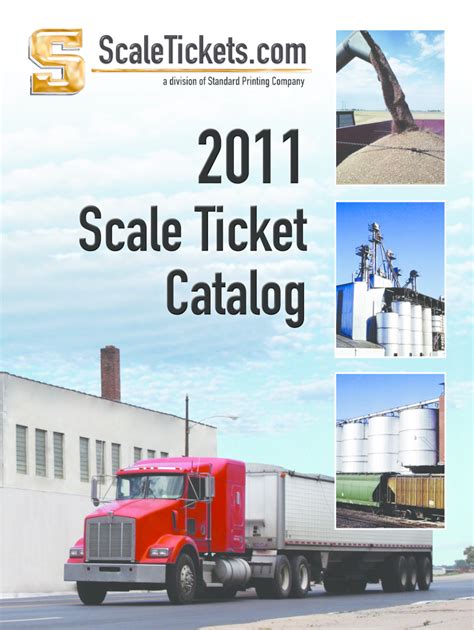 Scale Ticket Catalog Form Fill Online Printable Fillable Blank