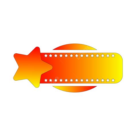 Gradient Element Vector Design Images Creative Star Gradient Text Box