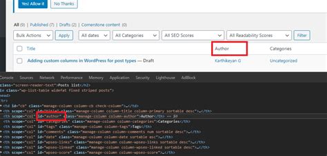 adding custom columns with sorting option in wordpress for post types