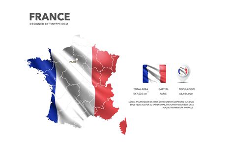 France Map Slide Powerpoint