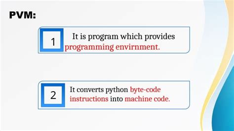 Python Virtual Machine Concept Nkavithapptx Programming Languages