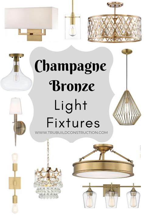 The Best Light Fixtures To Match Delta Champagne Bronze Champagne