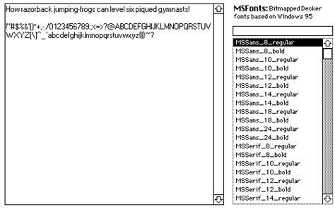 Windows 95 Fonts Decker Community Itch Io