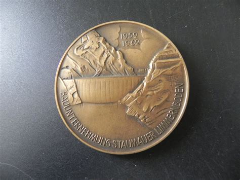 Grosse Medaille Staumauer Limmernboden 1952 1962 Kaufen Auf Ricardo