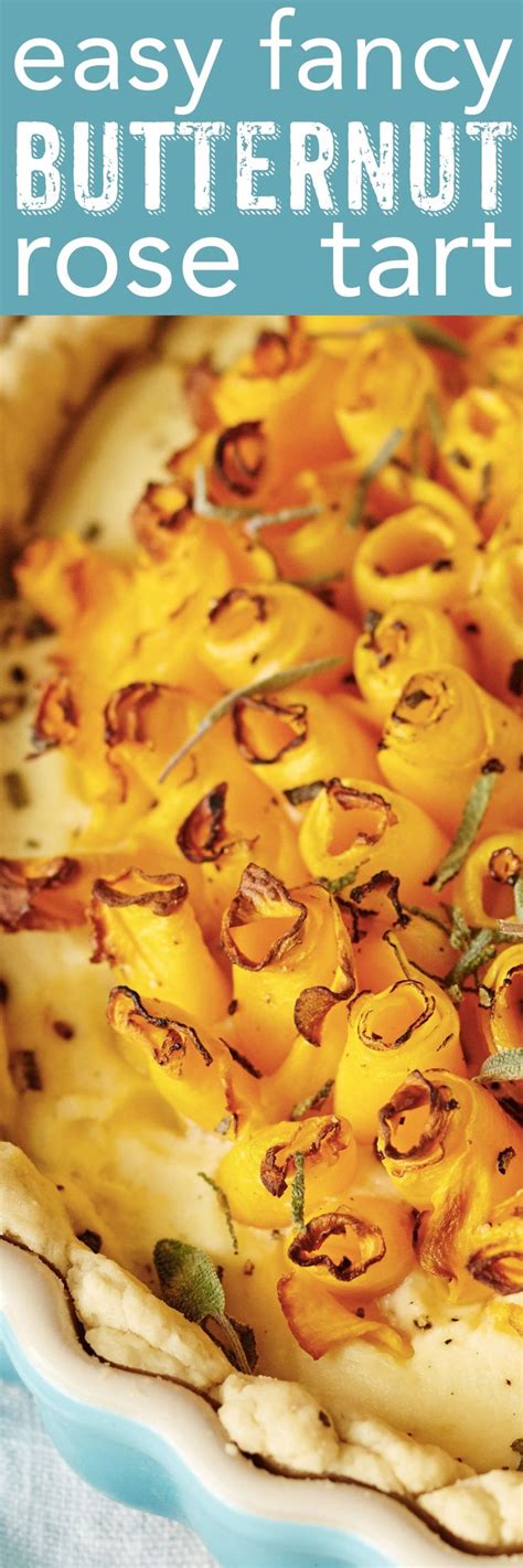 Recipe Butternut Squash Rose Tart Recipe Butternut Squash