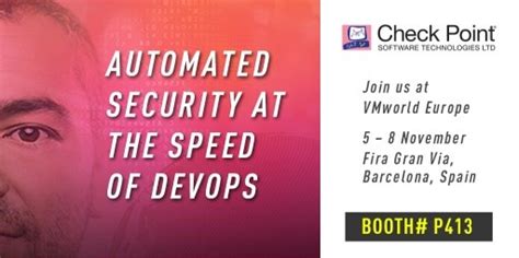Check Point Cloudguard And Vmware Deliver Advanced Security At Scale And Speed At Vmworld Europe Check Point Cloudguard And Vmware Deliver Advanced Security At Scale And Speed At Vmworld Europe