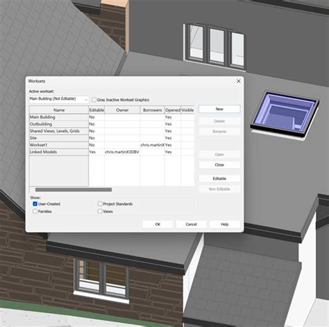 utilising autodesk revit worksets for worksharing